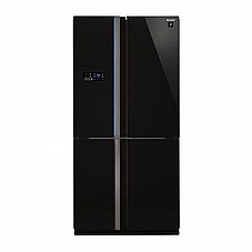 מקרר 4 דלתות SHARP שארפ זכוכית שחורה ,sharp במחיר משתלם ...