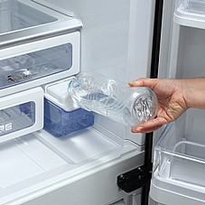 מקרר 4 דלתות SHARP שארפ זכוכית שחורה ,sharp במחיר משתלם ...